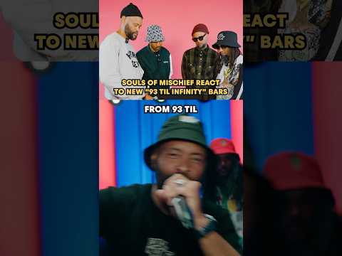 When Souls of Mischief react to their own bars! #hiphop #rap #soulsofmischief #freestyle