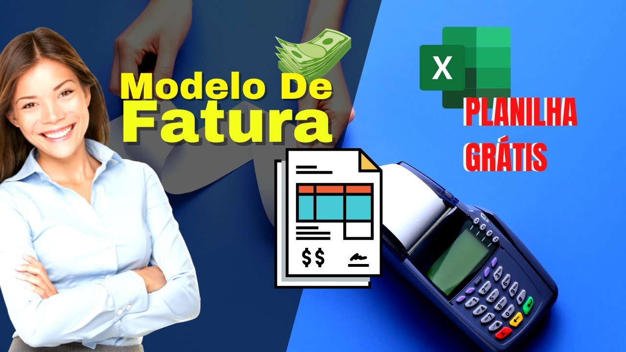 Modelo de Fatura em Excel - [PLANILHA GRÁTIS]