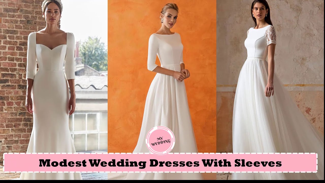 Modest Wedding Dresses With Sleeves