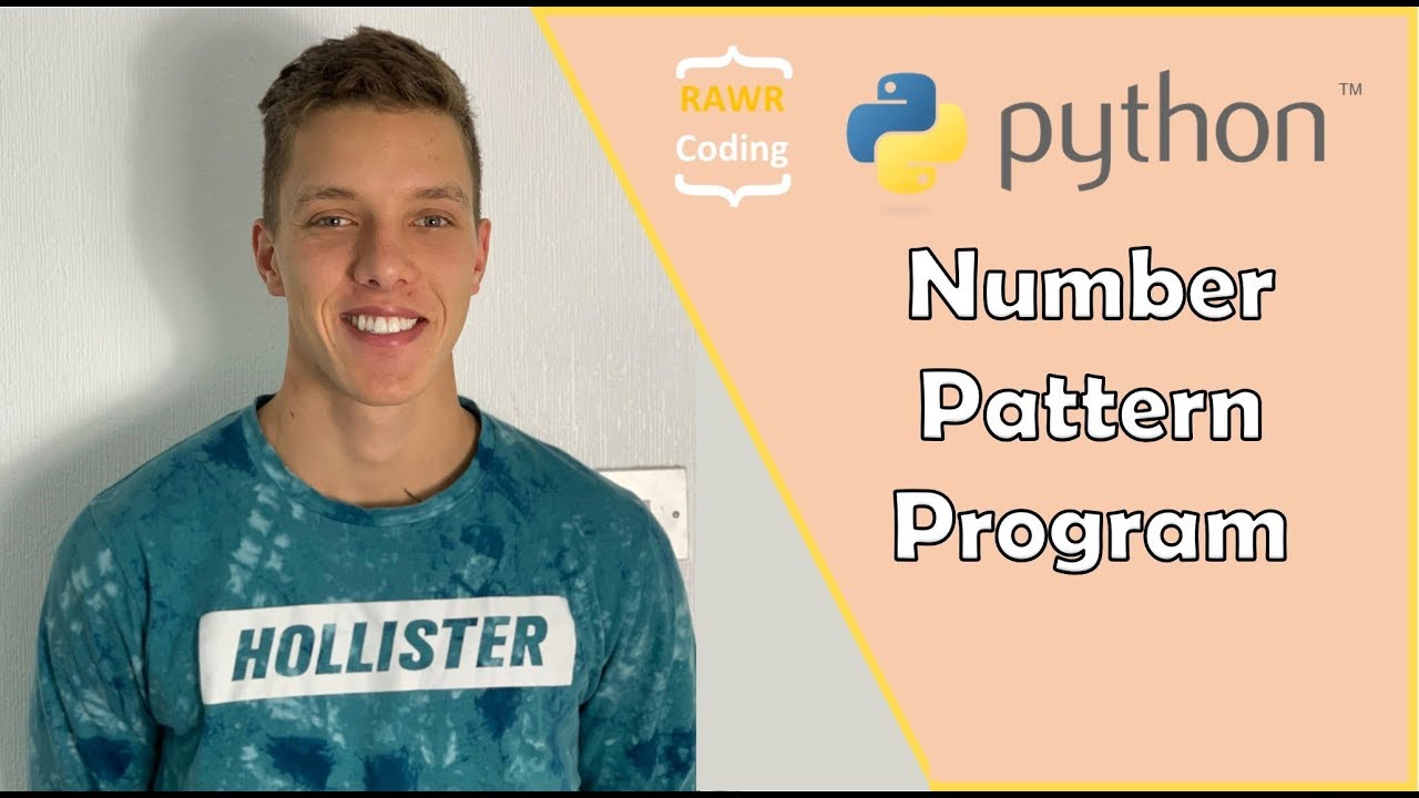 Writing a 'Number Pattern' program on Python
