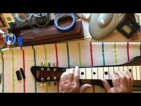 Roller Nut 5700 Gretsch lap steels Wider String Spacing for | Reverb