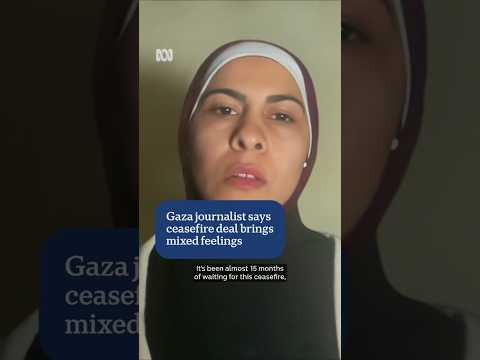 Gaza journalist describes mixed feelings after ceasefire announcement | ABC News