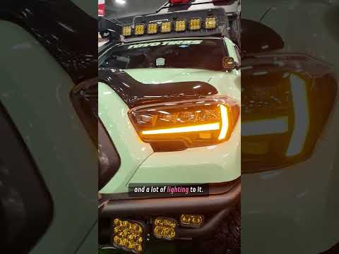 Tons of Lighting on this Attica Toyota Tacoma Build at SEMA 2024!