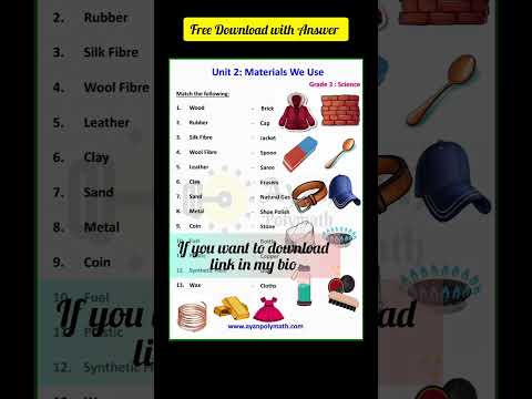 Science Worksheets - Free Download from my website #viral #youtubeshorts #shorts #download #words