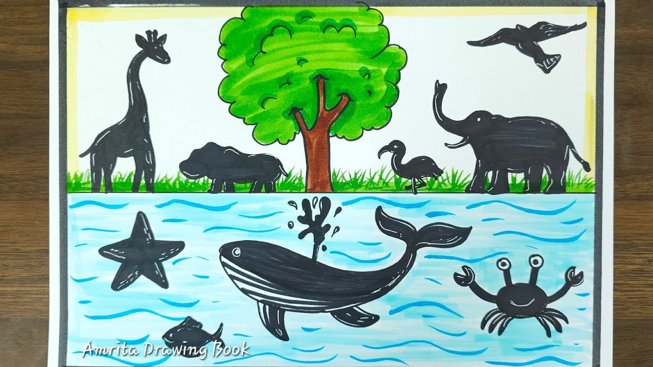 International Day of Biological Diversity Poster Drawing, 22 May | Biodiversity Day project making