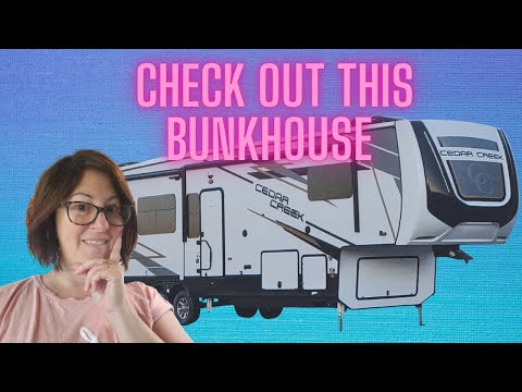 Awesome 5th Wheel Bunkhouse! 2022 Forest River Cedar Creek 375 BHO