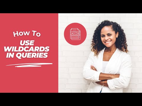 Find Specific Data in Microsoft Access Using Wildcards | Database Skills Tutorial
