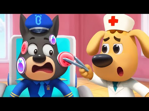 Dobie is Allergic | Good Eating Habits | Safety Rules for Kids | Cartoon | Sheriff Labrador