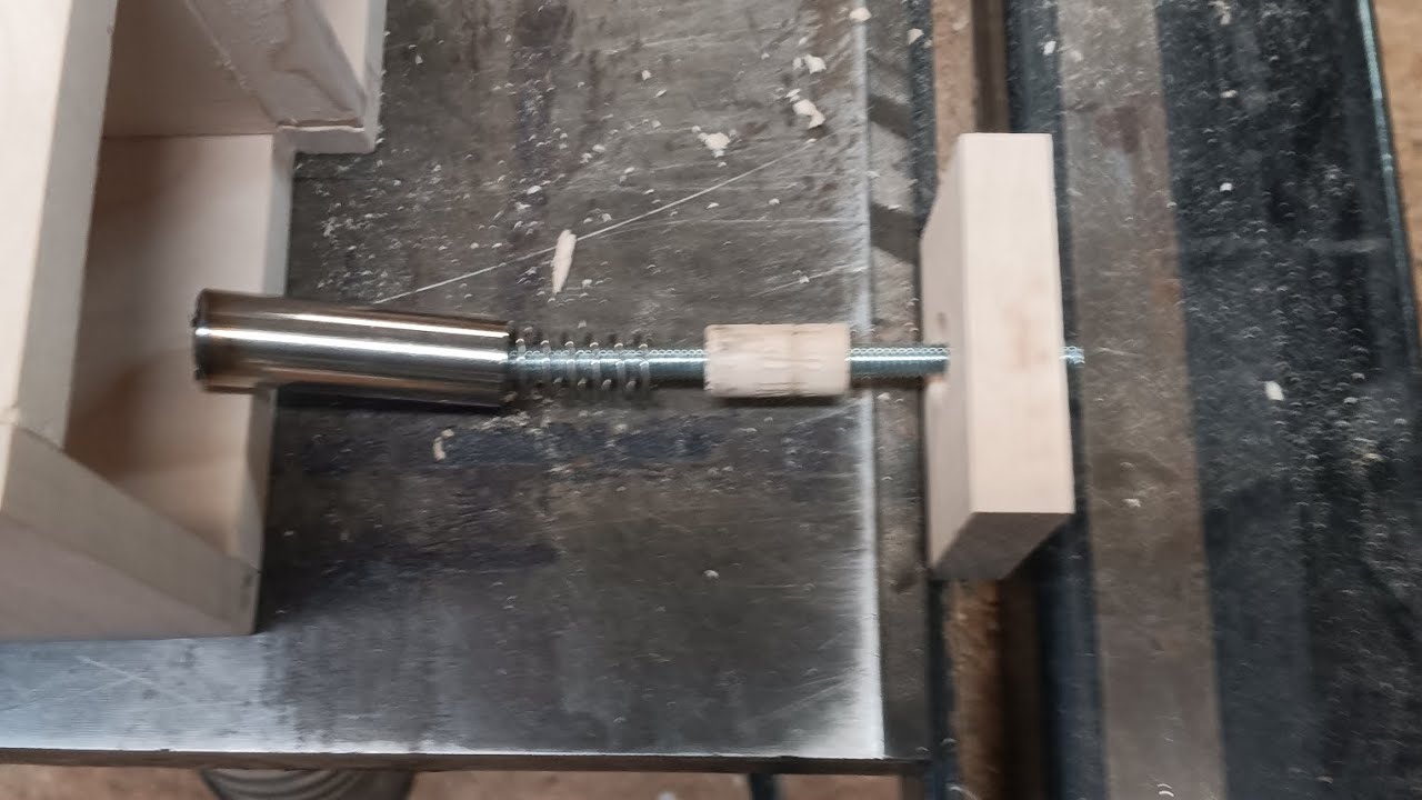 making the push button drawer mechanism.