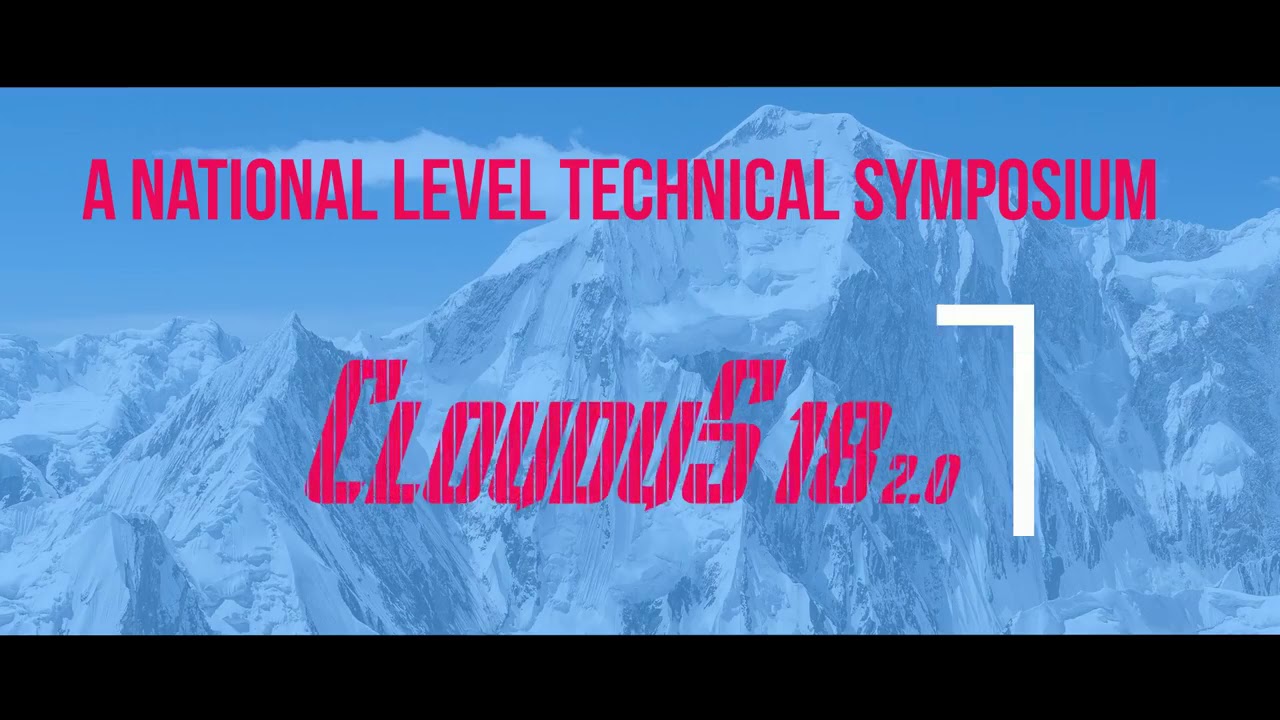 CLOUDUS'18 2.0  | SSMIET | CSE | PROMO