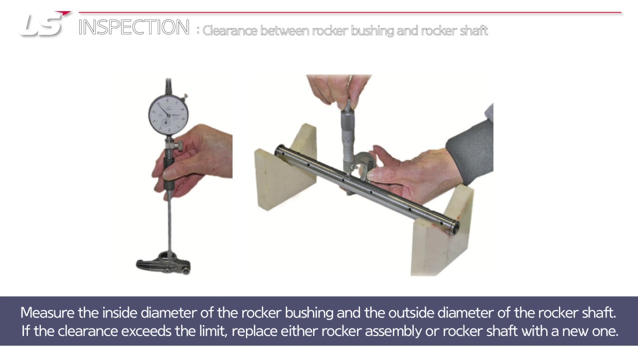 6  Rocker arm & Push rod   Inspection & Disassembly & Assembly