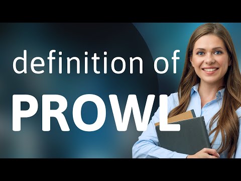 Prowl — definition of PROWL