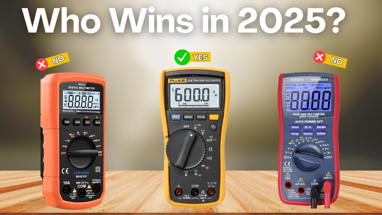 Best Digital Multimeters 2025 - The Only 5 You Should Consider Today