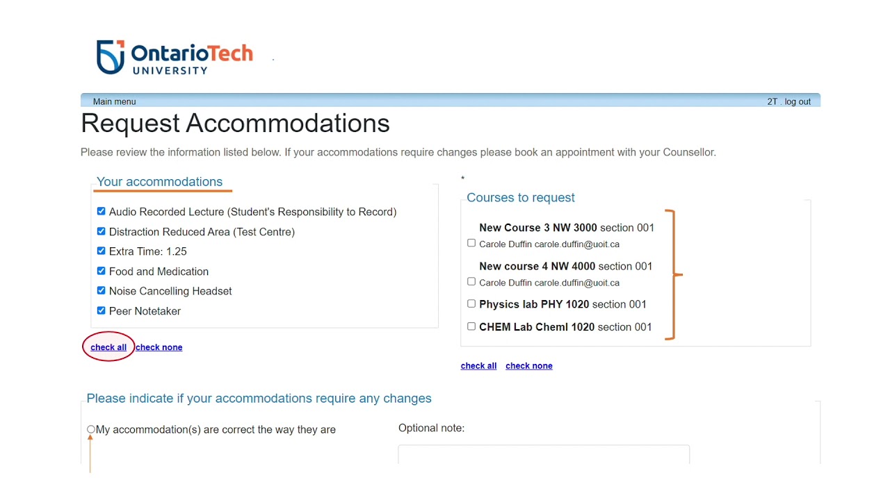Renewing your accommodations with Student Accessibility Services