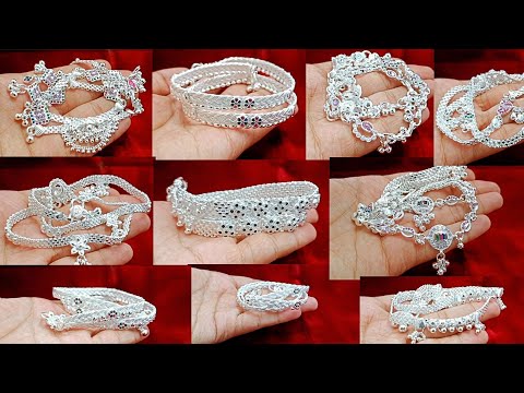 2500 - 6000 rs under silvar payal designs with weight and price || new silver chain payal design