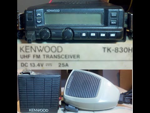Kenwood TK-830H Overview / Adjustment / Programing