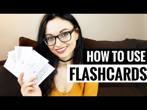HOW TO USE FLASHCARDS | College Study Tips