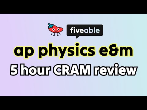 AP Physics C: E&M – 5 hour CRAM review all units