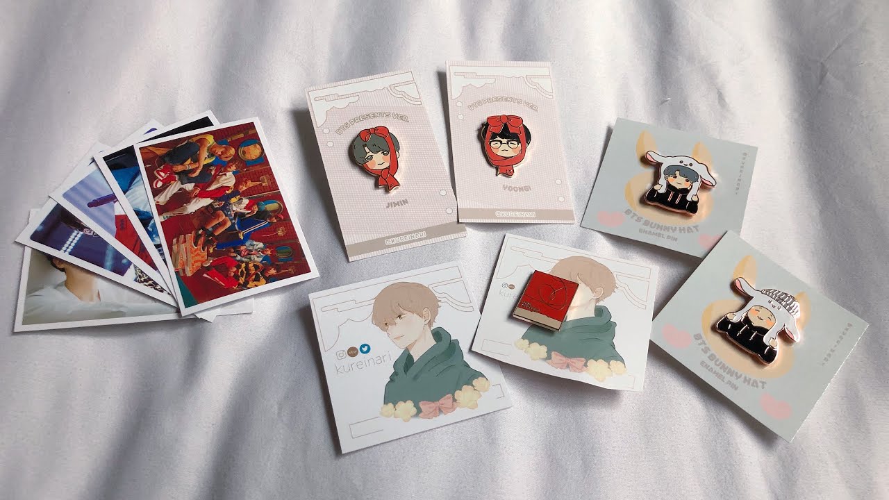 bts | 방탄소년단 yoonmin enamel pins by kureinari 『unboxing』