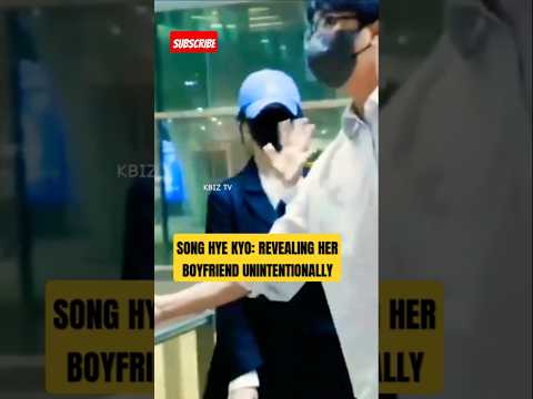 SONG HYE KYO UNINTENTIONALLY REVEALED HER BOYFRIEND?! #songhyekyo #kdrama #leemimho #shorts #kpop