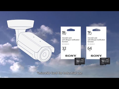 Sony's industrial microSD card with "Lifespan Notification" function
