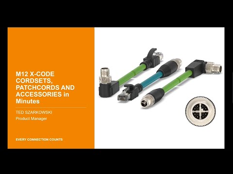 TE's M12 X-Code Cordset Products in Minutes