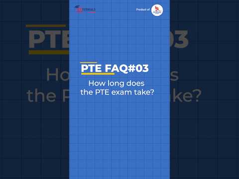 How long does the PTE exam take? #student #pte #ptelistening #pteexam #study #ptetutorials #shorts