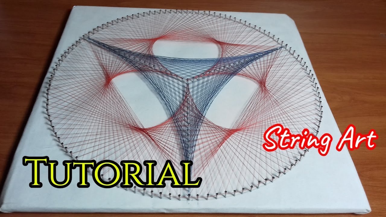 DIY String Art Pyramid Tutorial | G-Art
