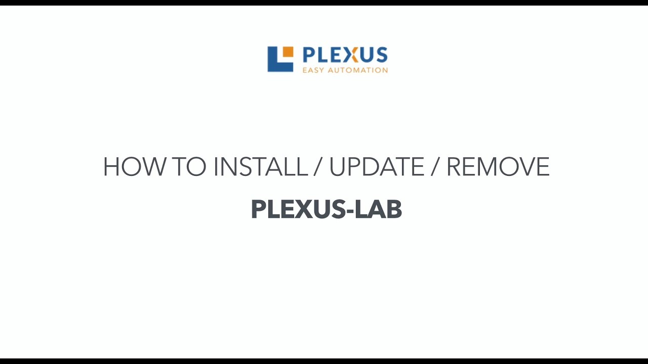 Plexus Lab Installation Guide