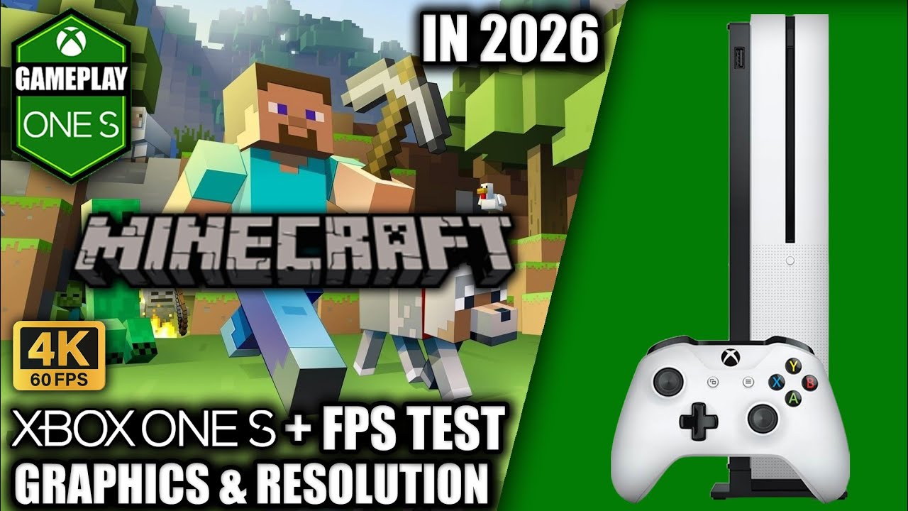 Minecraft in 2026 - Xbox One Gameplay + FPS Test