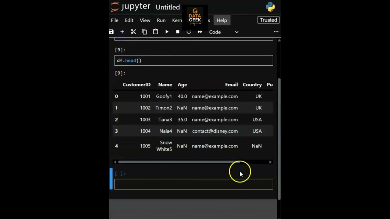 Clean Data in Seconds with Pandas | Python for Beginners #dataanalytics #dataanlysis #pandas
