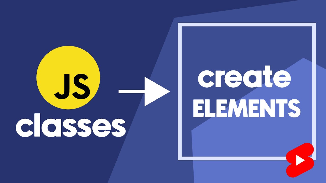 Create element using Javascript classes | JS Tutorial