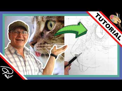 How to ENLARGE a PICTURE for Painting