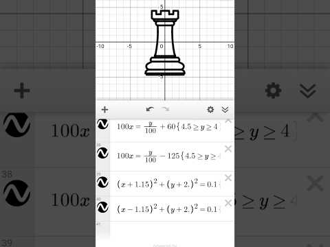rook in desmos graphing calculator#desmos #math #mathematics #mathanimations #animation #art #graph