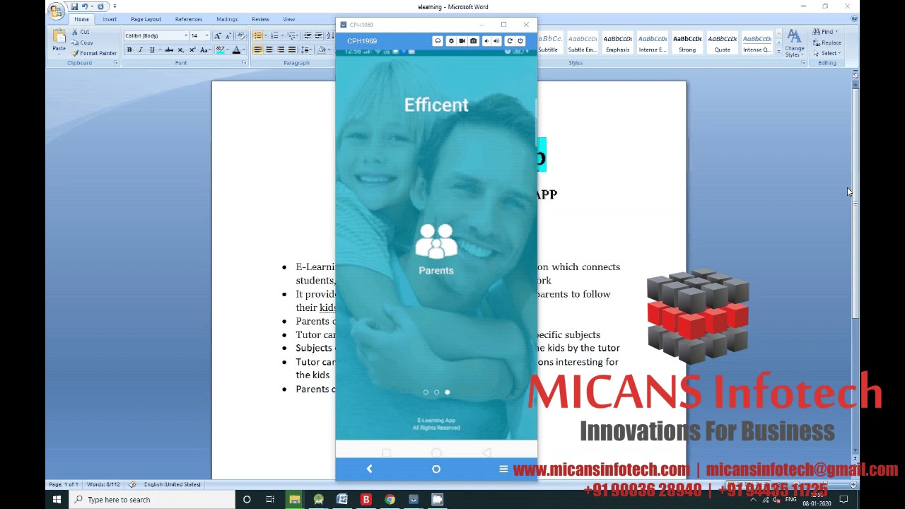 E-LEARNING SYSTEM ANDROID  PROJECT