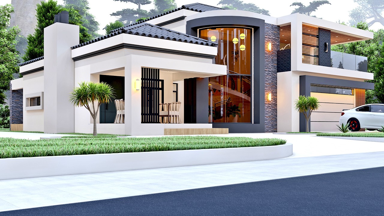 Modern 3-Bedroom Half Double Storey Home | Efficient Design | 16x16m