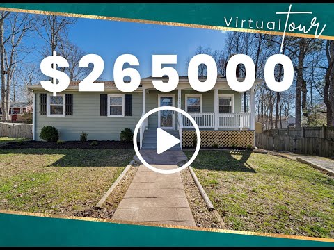 Beautiful Rancher In chesterfield - Virtual Tour - Real Estate 2023 - Chesterfield VA