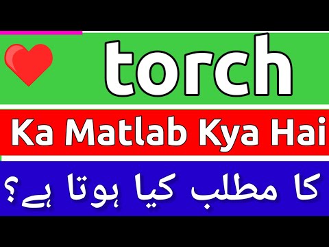 Torch Meaning In Urdu | Torch Ka Matlab Kya Hota Hai | Torch Ka Matlab | Torch Ka Meaning Kya Hai