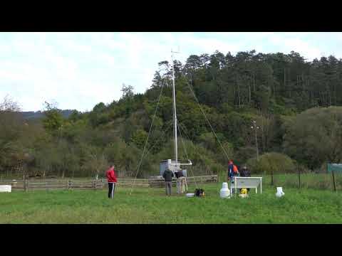 Installation of an AUTOMATIC WEATHER STATION of the Slovak Hydrometeorological Institute - UHROVEC