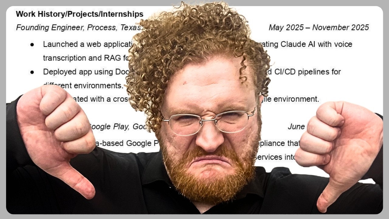 Why Software Development Engineers Can't Get Jobs | Recruiter Reviews Resume