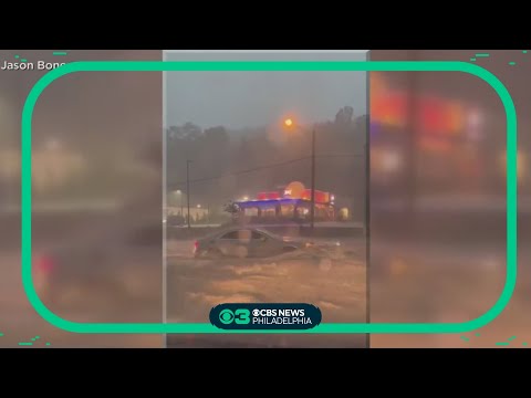 Flash flooding in Northeastern Pennsylvania