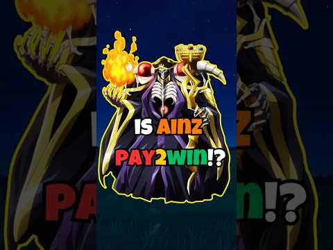 Ainz Ooal Gown - The Ultimate Whale Player 💸 #anime #overlord