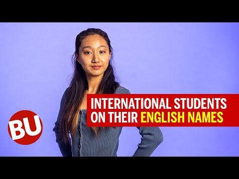 My English Name Is...