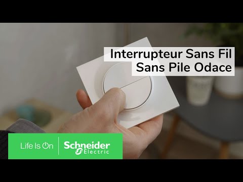 Schneider Electric S520104 | Odace sans fil sans pile - interrupteur ...