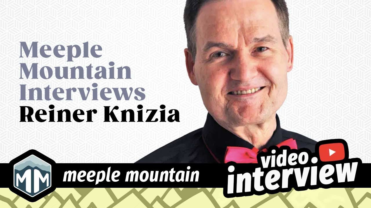 Meeple Mountain Interviews Dr. Reiner Knizia