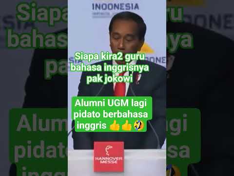 pak jokowi mantab bahasa inggrisnya sampai terharu #jokowi #bahasainggris #shorts
