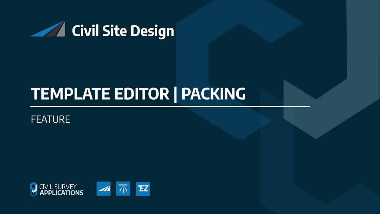 Template Editor | Packing