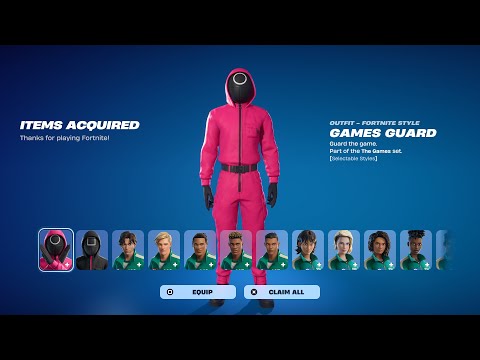 How To Get Squid Game Skins For FREE! (Fortnite)