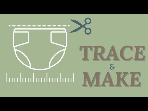 Make a FREE Adult Cloth Diaper Pattern by Tracing