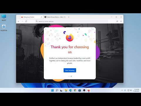 How to download and install Firefox web browser in Windows 11 from Microsoft App Store.